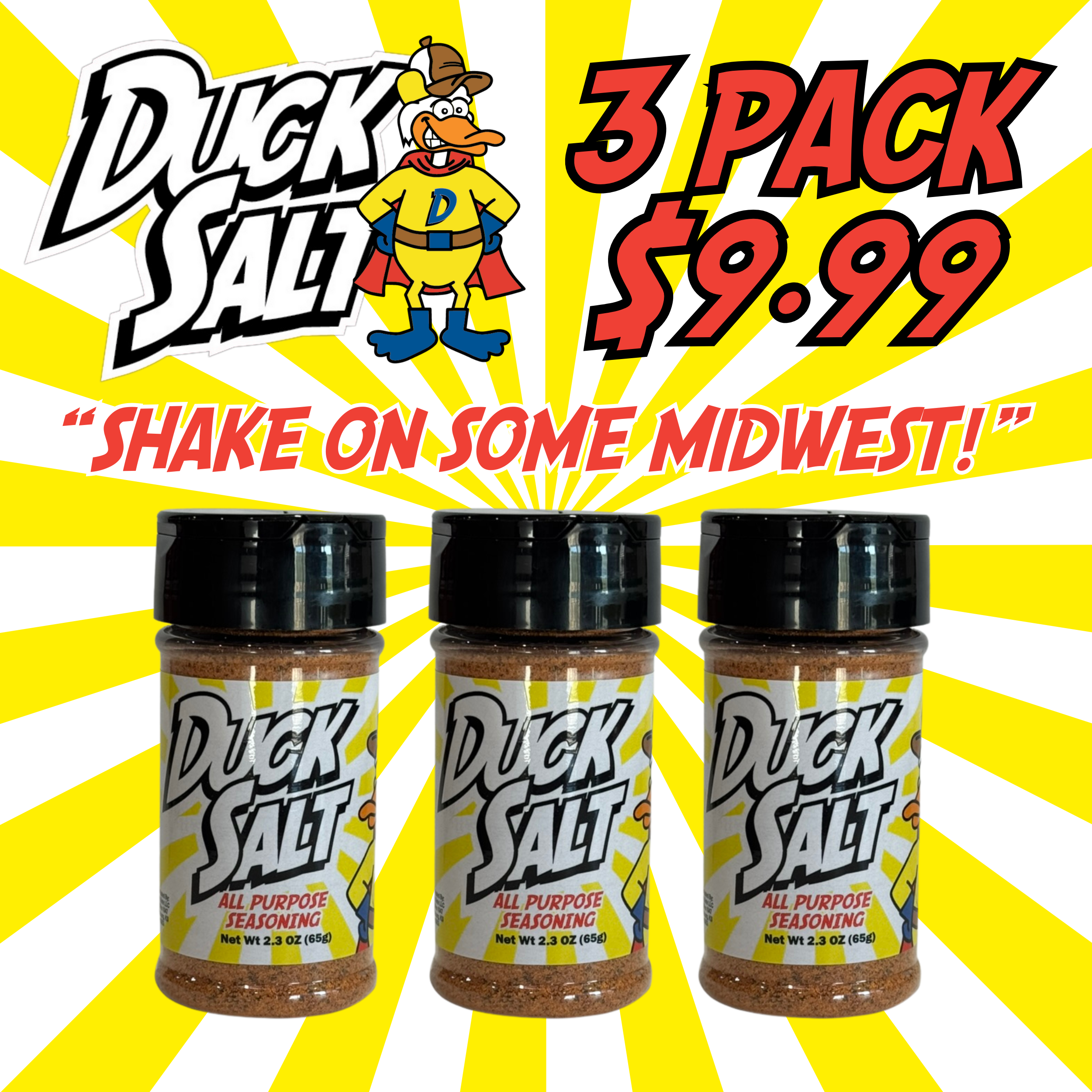 DUCK SALT 3 PACK – Duck Nuts & Duck Salt